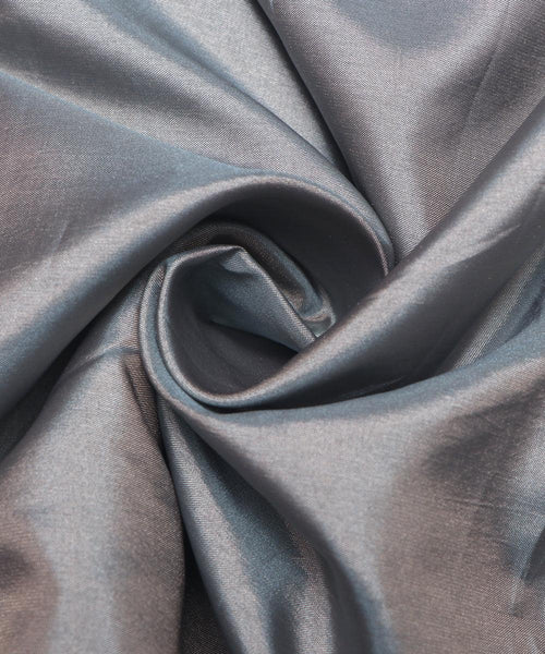 Ash Grey Color Two Tone Plain Paper Silk Fabric at Affordable Price